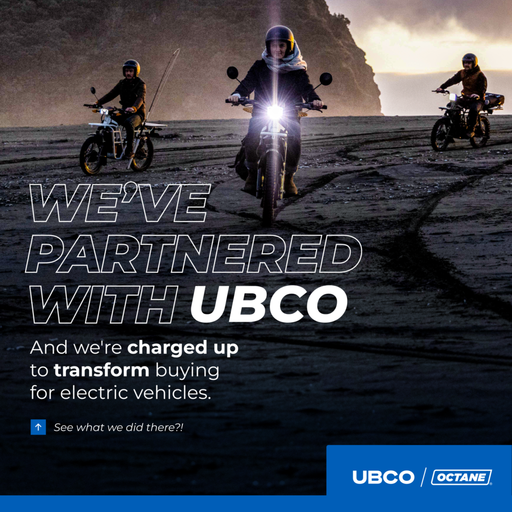 Octane Partners with UBCO to Bring a Seamless, Digital Buying ...