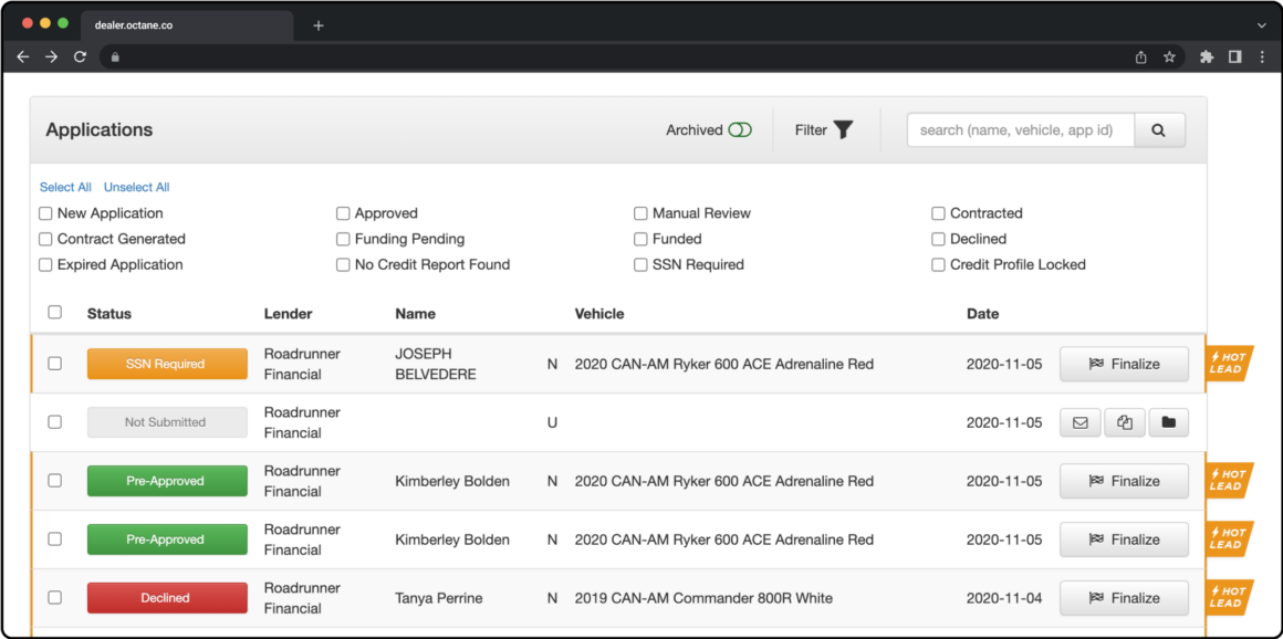 Octane Prequal | Octane
