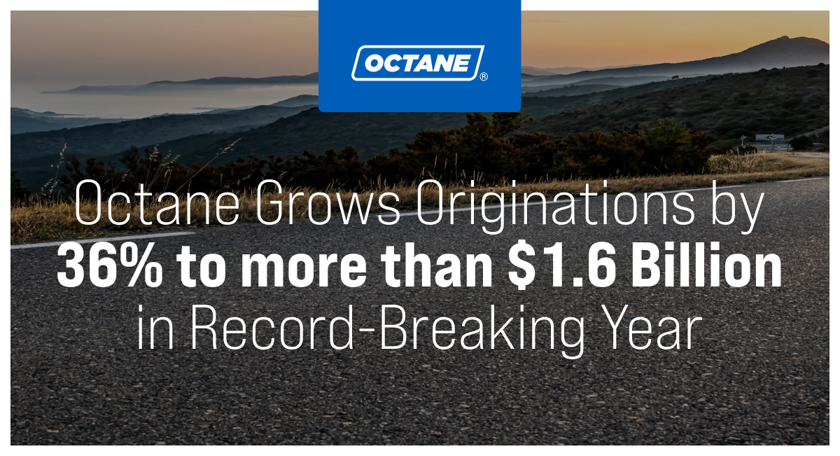 Octane Grows Originations by 36% to more than $1.6 Billion in Record ...